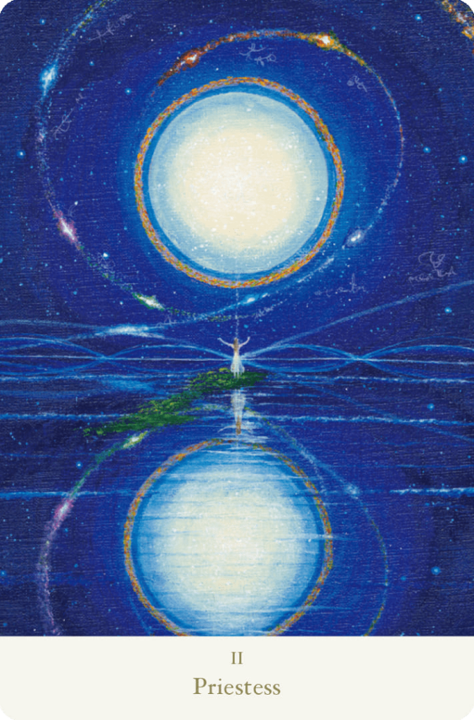 Light Language Card | ライトランゲージカード 宇宙意識へと帰還する方法が描かれています。