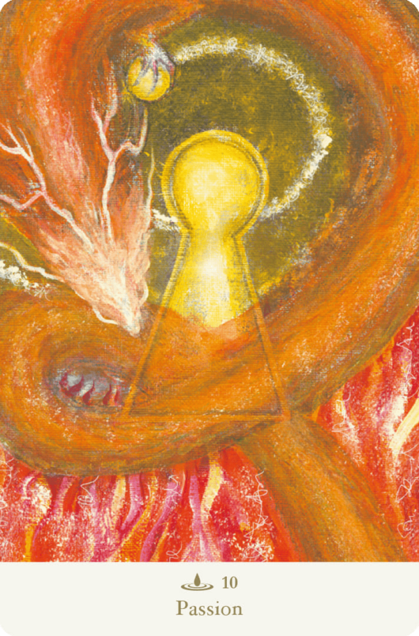 Heart 10 Passion / 情熱 | Light Language Card